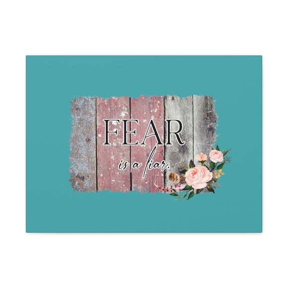 Express Your Love Gifts | Art | Scripture Sign Fear Is A Liar Pink ...